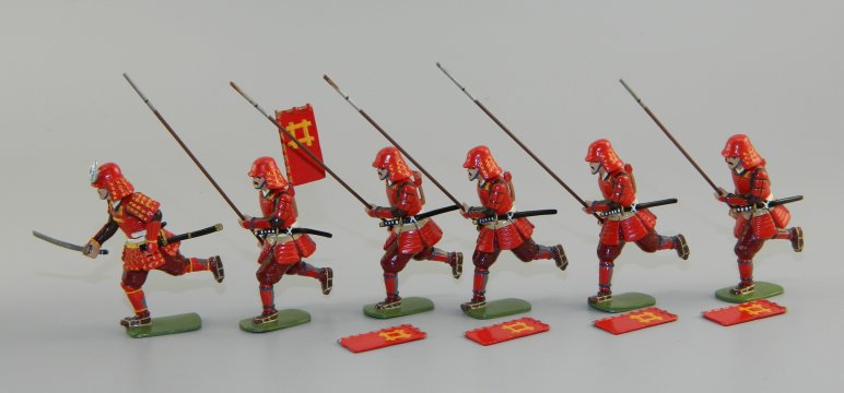 Li Clan Charging Foot Figures|223|Monarch Regalia|Glossy Toy Soldier ...